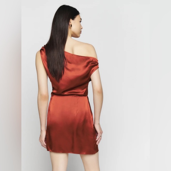 Reformation | Dresses | Alanis Silk Dress Size 6 In Color Oxide | Poshmark